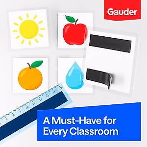 GAUDER Magnetic Tape Self Adhesive (0.6 Inch x 10 Feet) | Magnetic Strips with Adhesive Backing | Magnet Roll