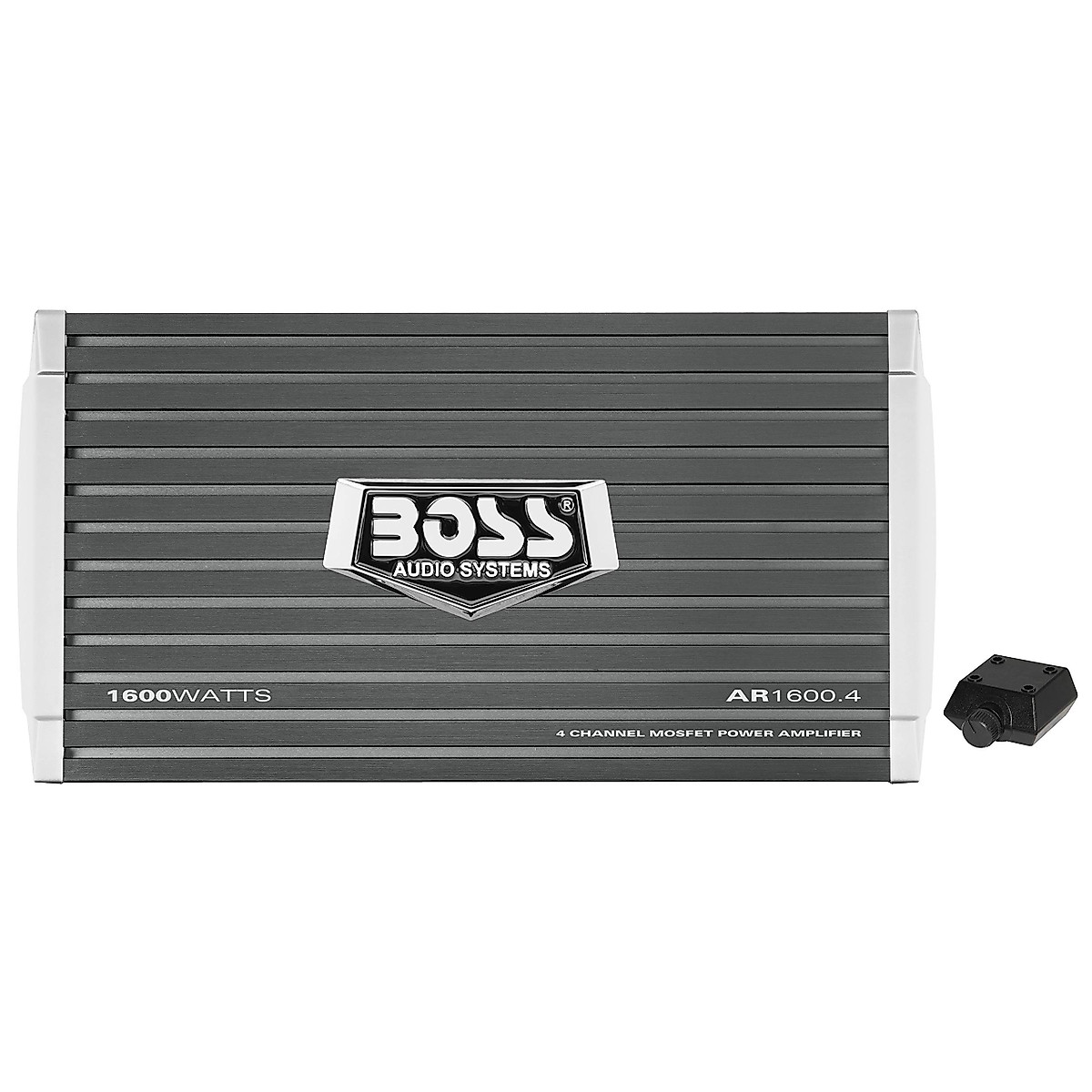 BOSS Audio Systems AR1600.4 4 Channel Car Amplifier - 1600 Watts, Full Range, Class A/B, 2-4 Ohm Stable, Mofet Power Supply, Bridgeable