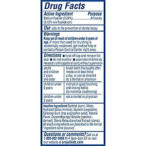 Orajel Kids Paw Patrol Anti-Cavity Fluoride Toothpaste, Natural Fruity Bubble Flavor, 4.2oz Tube