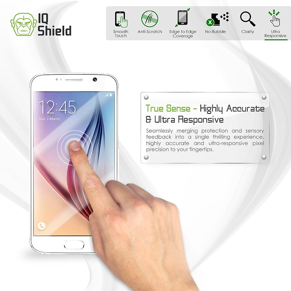 IQShield Screen Protector Compatible with Toshiba Satellite Radius 15.6 inch (2015) LiquidSkin Anti-Bubble Clear TPU Film