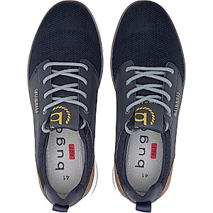 bugatti Men's Sneaker Loafer, Dark Blue, 8.5