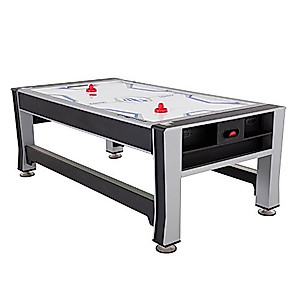 Triumph 3-in-1 7' Rotating Swivel Multigame Table - Air Hockey, Billiards/Pool, and Table Tennis - All Accessories Included