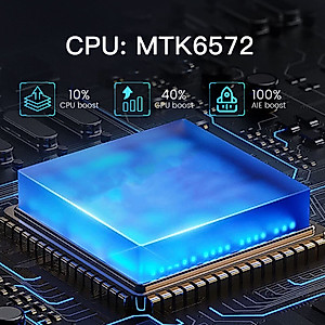 Aqur2020 Smartphone, RAM 2GB ROM 16GB Mobile Phone for Phone Call (US Plug)