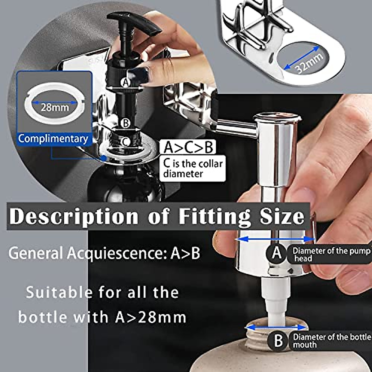 Shampoo Holder for Shower, L Shaped Bottle Rack Wall Mounted Drilling with Nails, Rustproof SUS304 Bathroom Organizer Hooks for Kitchen Bathroom Toilet Balcony Garden Support up to 10 LB (3), Silver