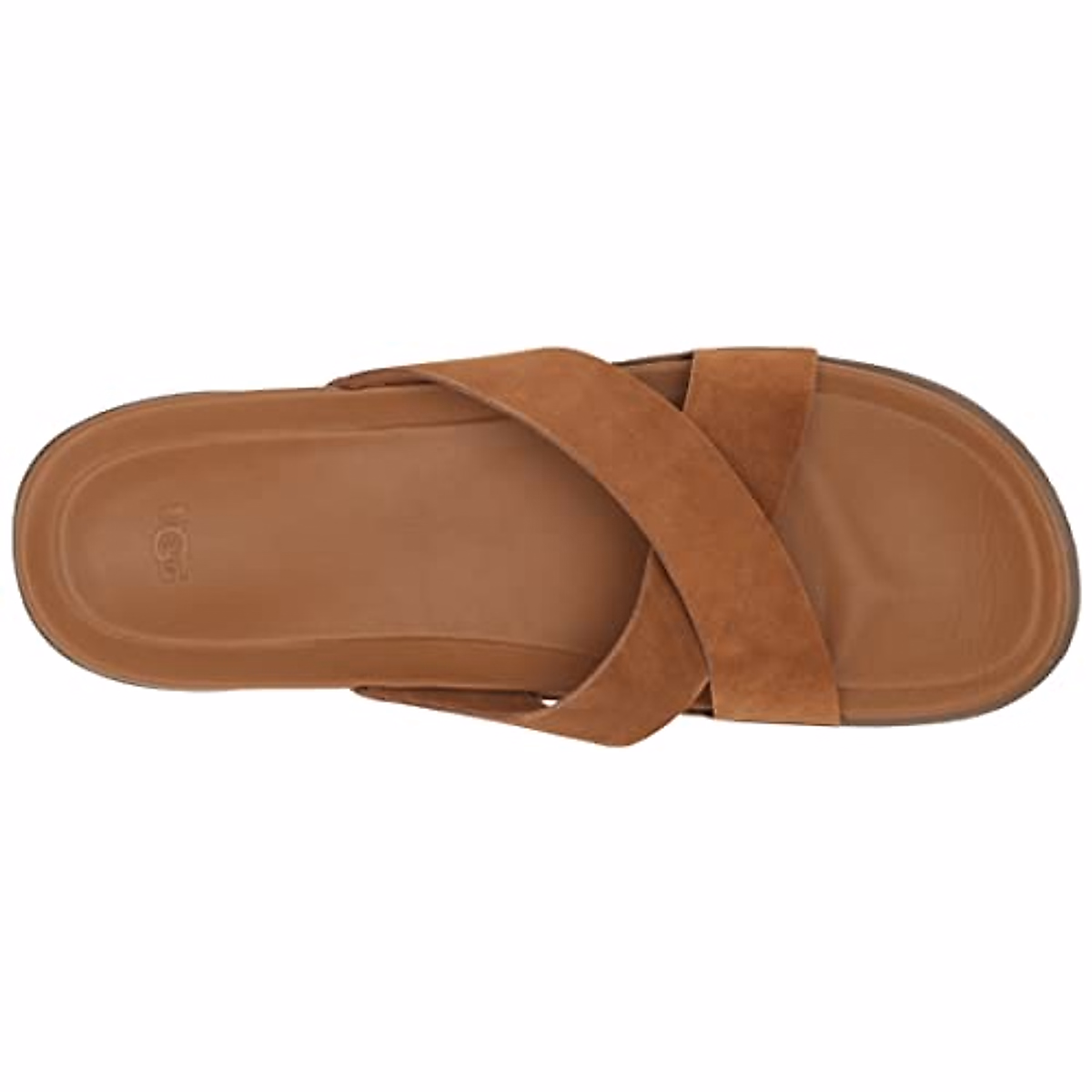 UGG Men's WAINSCOTT Slide Sandal, Chestnut Suede, 10
