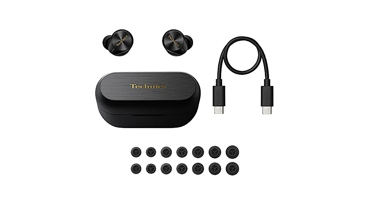 Technics EAH-AZ80-K True Wireless Earbuds | Hi-Res Audio & Noise Cancelling