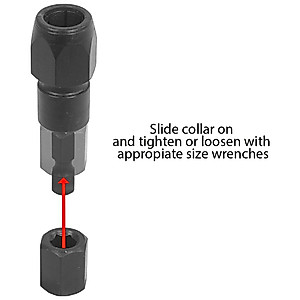 Make it Snappy Tools 3/8 Inch Quick Change Drill Bit Adaptor #42024