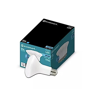 EcoSmart 65-Watt Equivalent BR30 Dimmable LED Light Bulb Daylight (6-Pack)