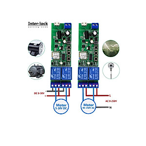 Newgoal 2 channelsWiFi Wireless Smart Switch Inching Self-locking Relay Module, be applied to access control Tuya SmartLife APP,DIY WIFI Garage Door Opener With 433 MHz RF remote control