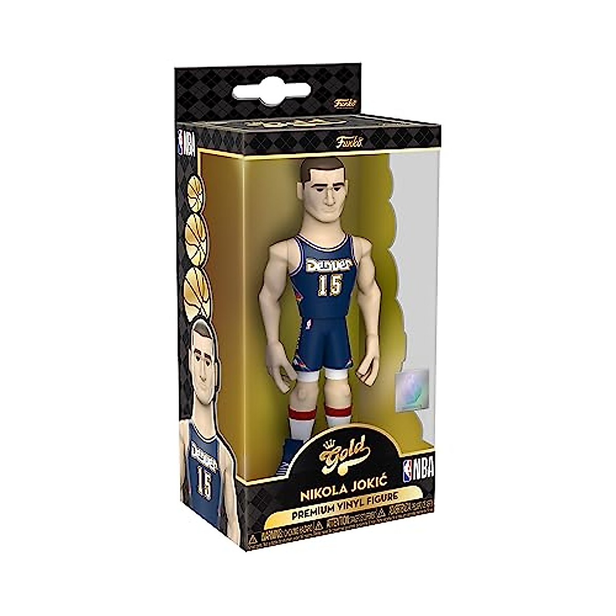 Funko Pop! Gold NBA: Nuggets - Nikola Jokic (Away Uniform) 5" with Chase (Styles May Vary)