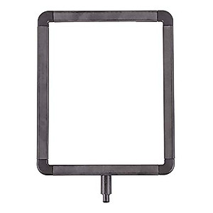 US Weight - U2513 Plastic Stanchion Sign Holder with Plexiglass Covers for USW ChainBoss and Sentry Stanchions