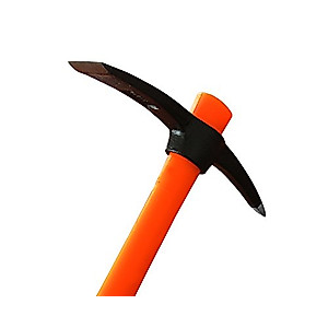TABOR TOOLS Pick Mattock with Fiberglass Handle, Garden Pick, Great for Loosening Soil, Archaeological Projects, and Cultivating Vegetable Gardens or Flower Beds. J62A. (Small 15 Inch) 