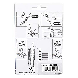 Husqvarna Combination roller guide for 3/8" pitch chainsaw chain, Blue, 10 x 2 x 10 cm