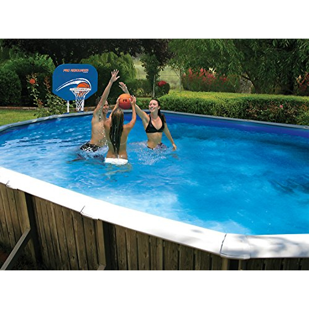 Poolmaster 72784 Pro Rebounder Poolside Basketball Game with Bracket Mounts
