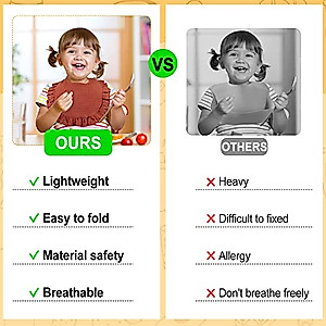 Mepase 20 Pcs Muslin Baby Bibs Cotton Adjustable Drool Teething Bibs Lap Shoulder Newborn Bibs Baby Girl Bandana Bibs for Unisex Toddler Infant Boys Girls Teething and Drooling, Assorted Styles