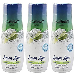 SodaStream Lemon Lime, 440ml 3 Pack, 14.8 Fl Oz