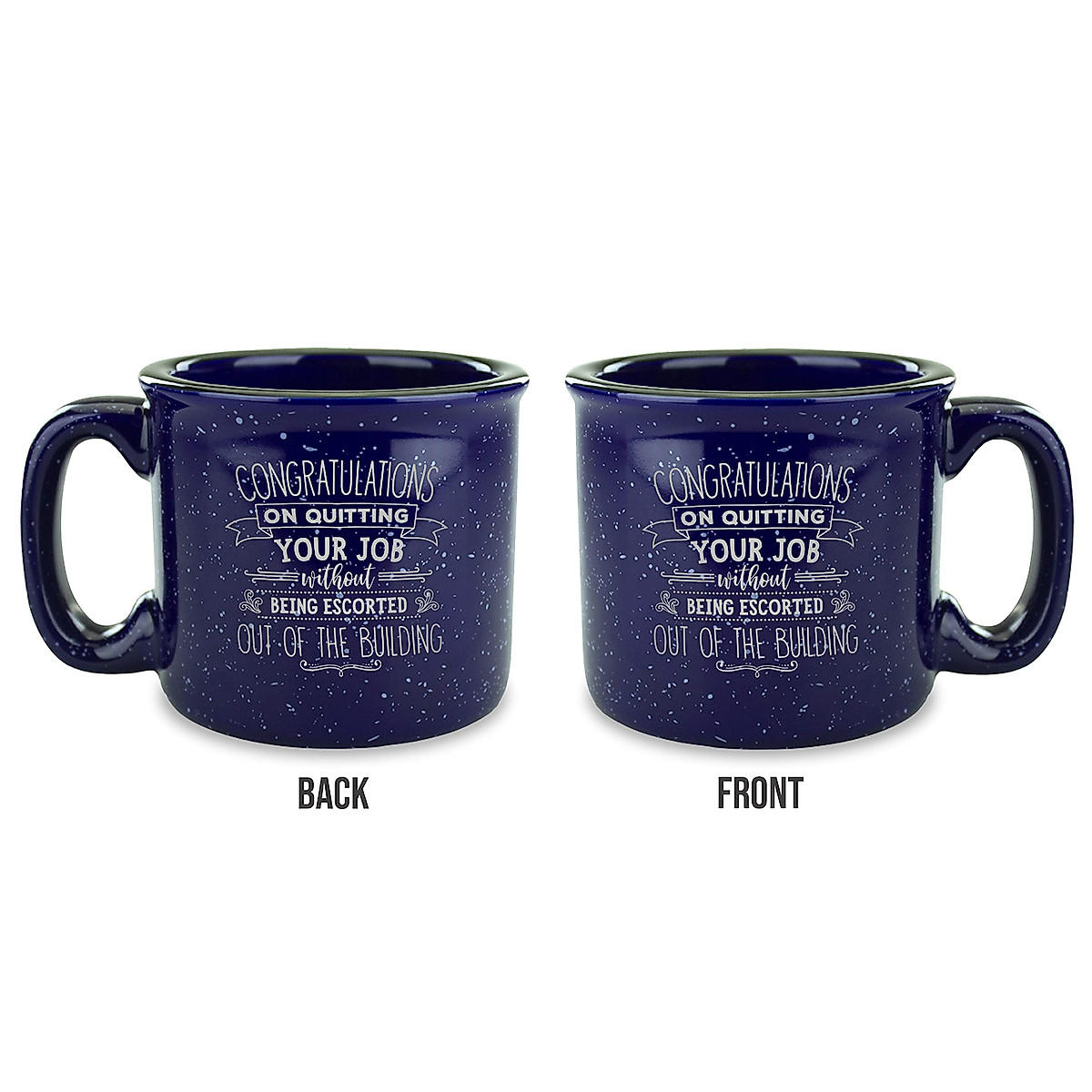 Bad Bananas Farewell Gifts For Coworkers - 15oz Campfire Coffee Mug - Congratulations on Quitting Your Job - Coworker Leaving Gifts for Women, Men, Colleagues