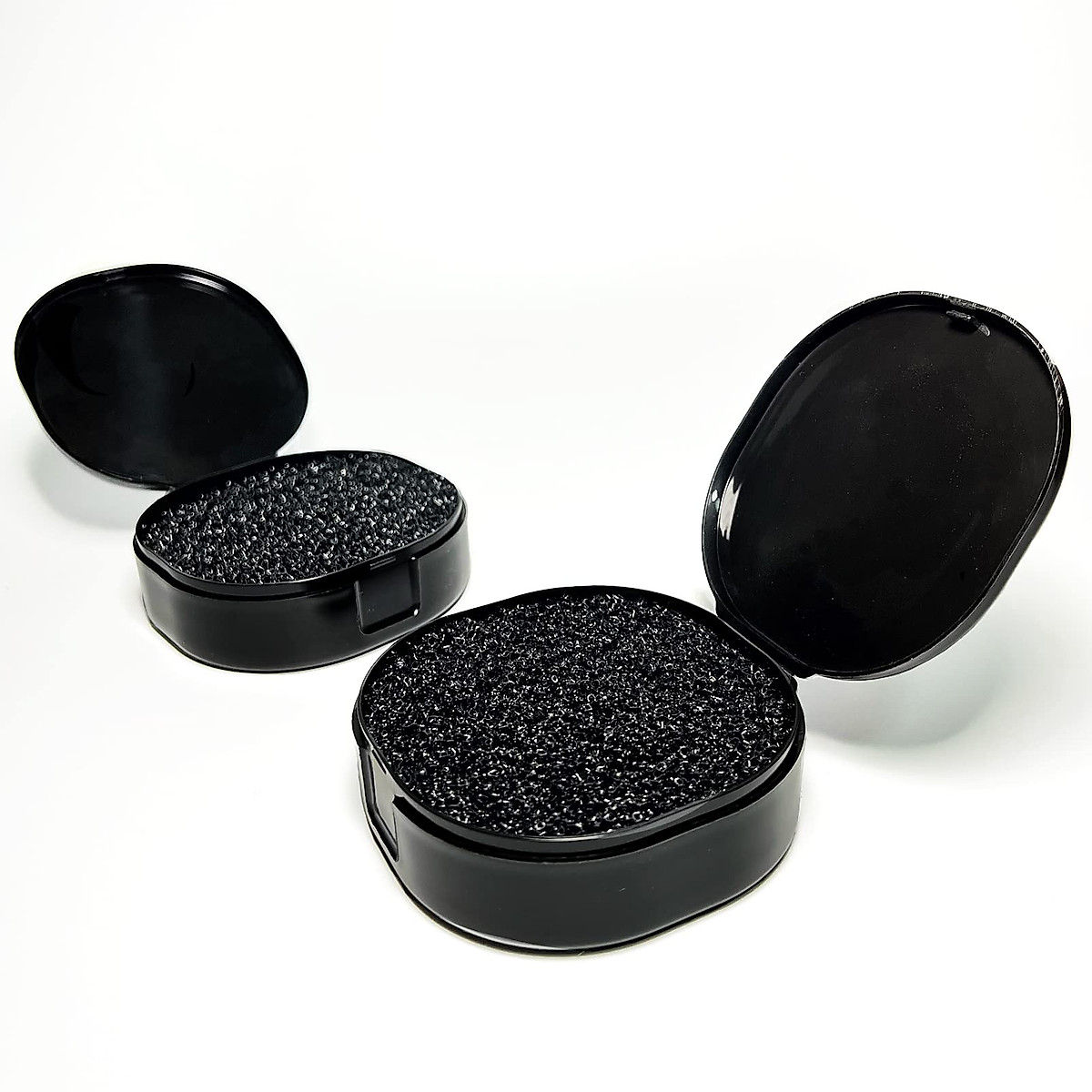 Makeup Sponge Brush Cleaner, Dry Makeup Eyeshadow Brush Cleaner Removal Color Switch Sponge Make Up Cleaning Tool - Pack of 2