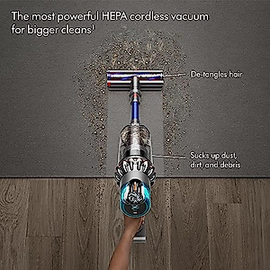 Dyson Gen5outsize Cordless Vacuum Cleaner, Nickel/Blue, Extra Large