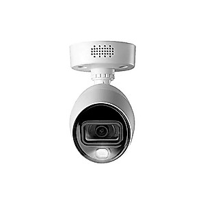 Lorex 4K Indoor/Outdoor Ultra HD Motion Detected Wired Security Surveillance Add-On Bullet Camera - with IR Night Vision and Long Range