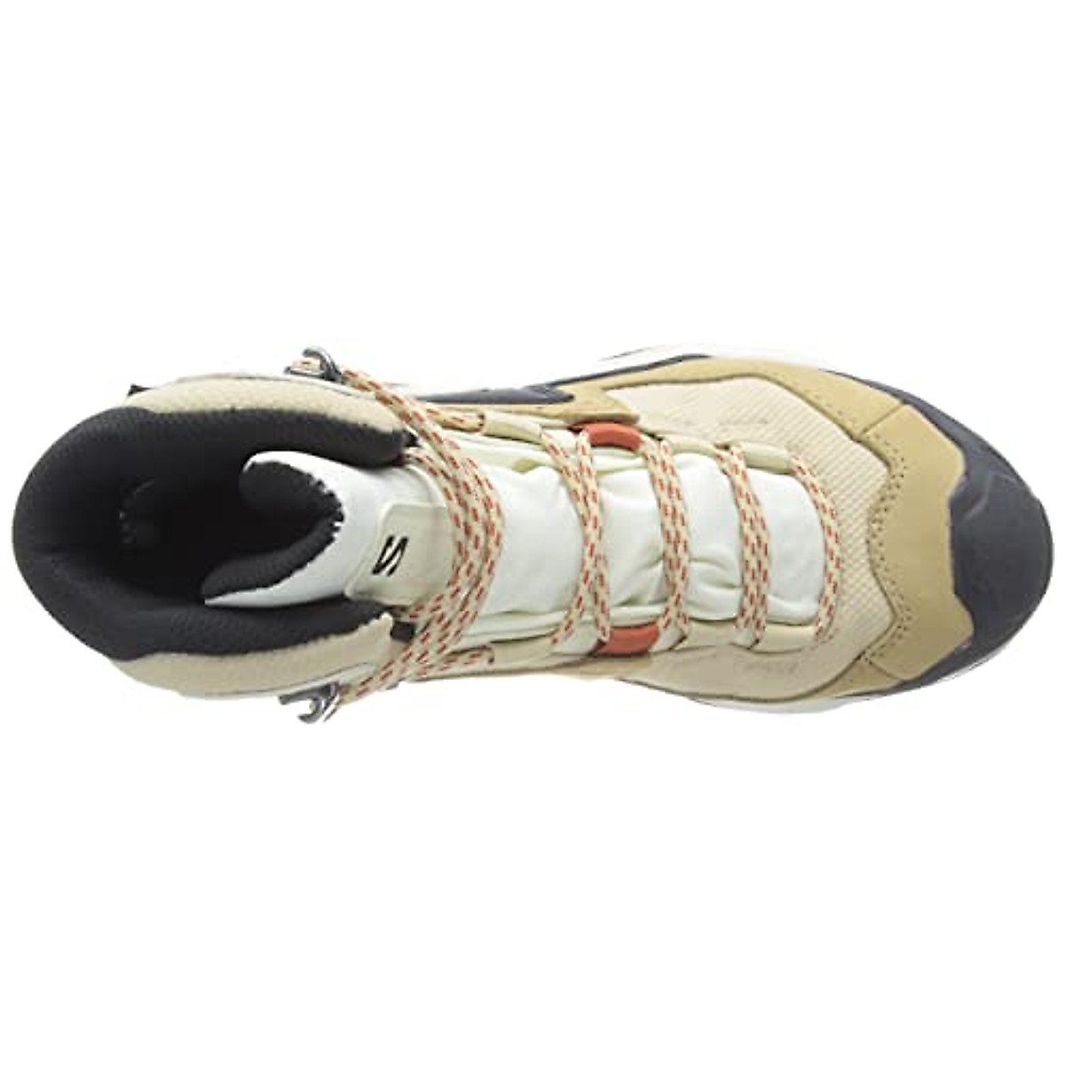 Salomon Quest Element Gore-TEX Hiking Boots for Women, Safari/Vanilla Ice/Mecca Orange, 10