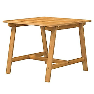 Camerina 3 Piece Patio Dining Set Outdoor Patio Dining Set Outdoor Patio Furniture Patio Set Patio Table and Chairs Set Solid Acacia Wood 3087122