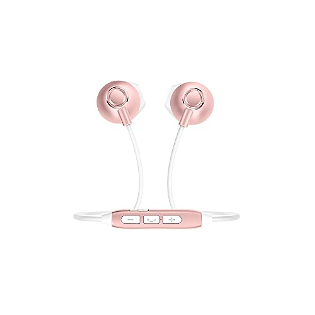 jiangbingren H2 in Ear Bluetooth Headphones 4.1 Sport Earbuds Bluetooth Wireless with Built-in Microphone for All Bluetooth Devices (Rose Gold)