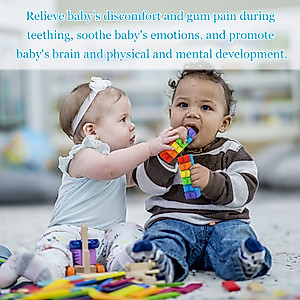 SLGOL Chew Necklace, Sensory Chew Necklace Bundle for Kids with ADHD, Teething, Autism, Biting Needs, Oral Motor Chewy Stick, Silicone Chewy for Boys&Girls, Made from Food Grade Silicone Safety(2 PCS)