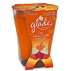 Glade Candle Jar, Air Freshener, Cozy Autumn Cuddle, 9.2 Oz