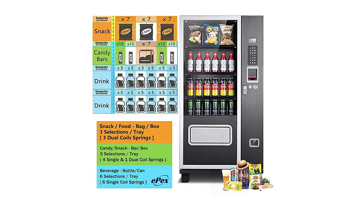 Affordable EPEX Snack Beverage Vending Machine