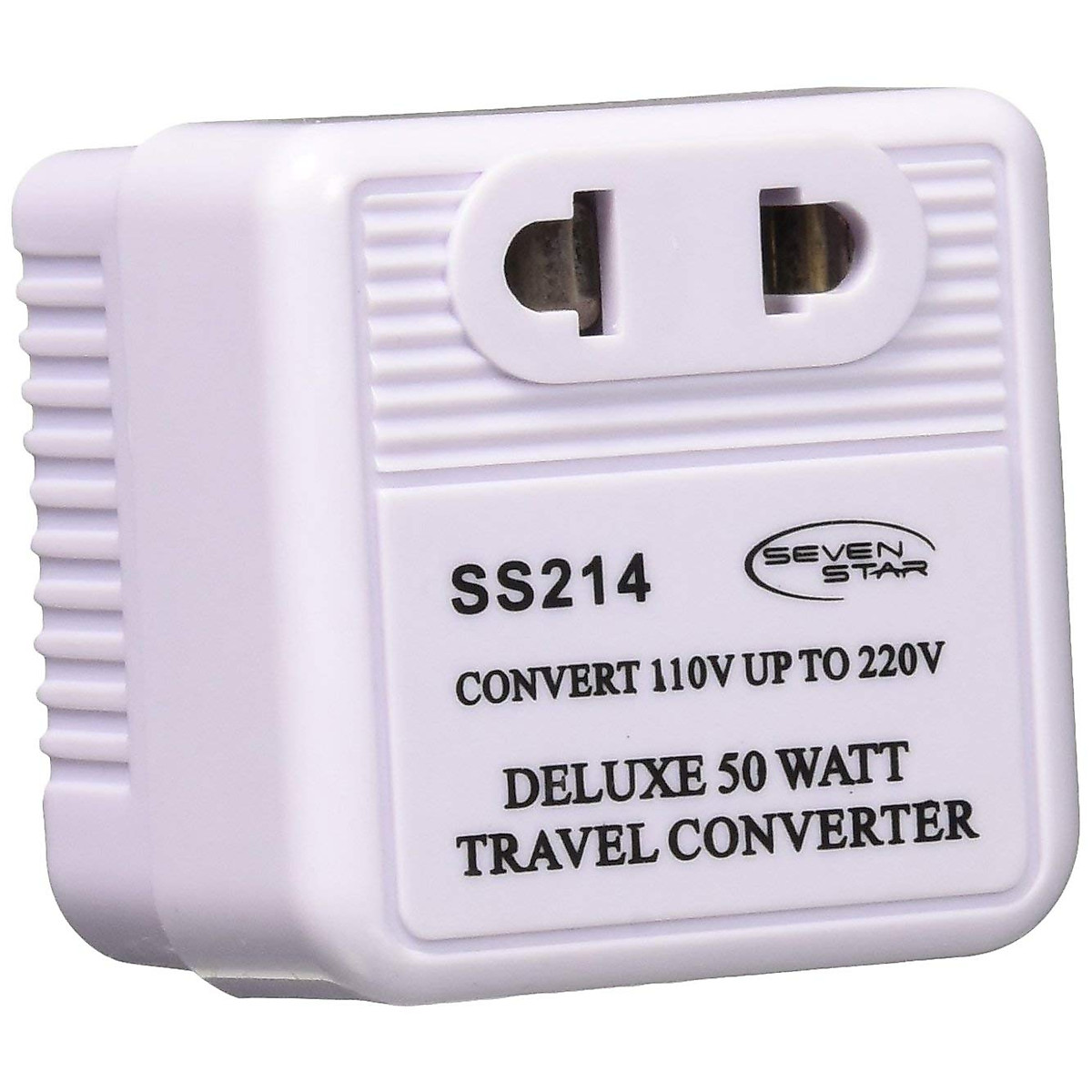 SEVEN STAR SS214 Deluxe 50 Watt Voltage Converter Step Up Transformer