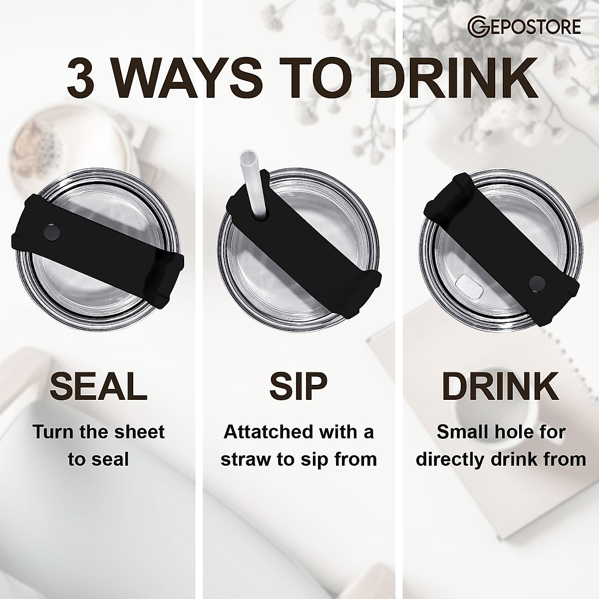 GEPOSTORE Movie Lover Gifts, Horror Movie 40 oz Laser Tumbler Handle and Straw, Horror Characters Tumblers Cup, Halloween Mug, Birthday Gifts for Movies Fans