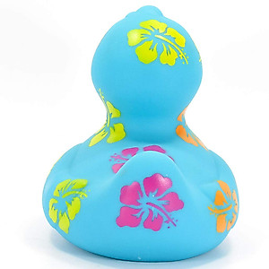 Hawaiian Rubber Duck by Bud Ducks | Elegant Gift Ready Packaging - "Aloha" | Child Safe | Collectable