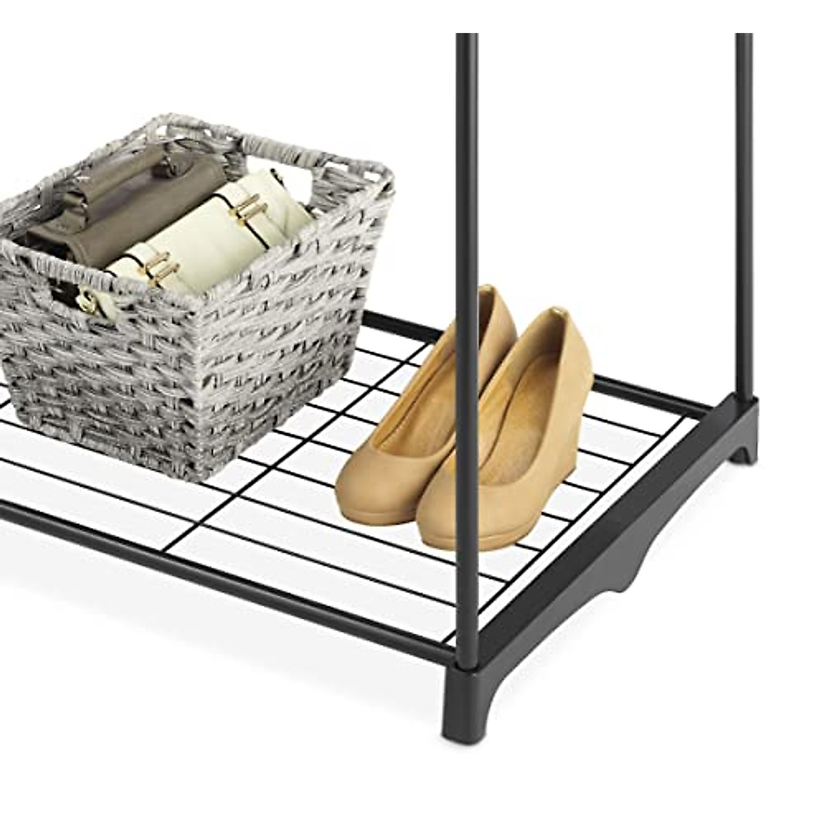 Whitmor Deluxe Double Rod Freestanding Closet Heavy Duty Storage Organizer