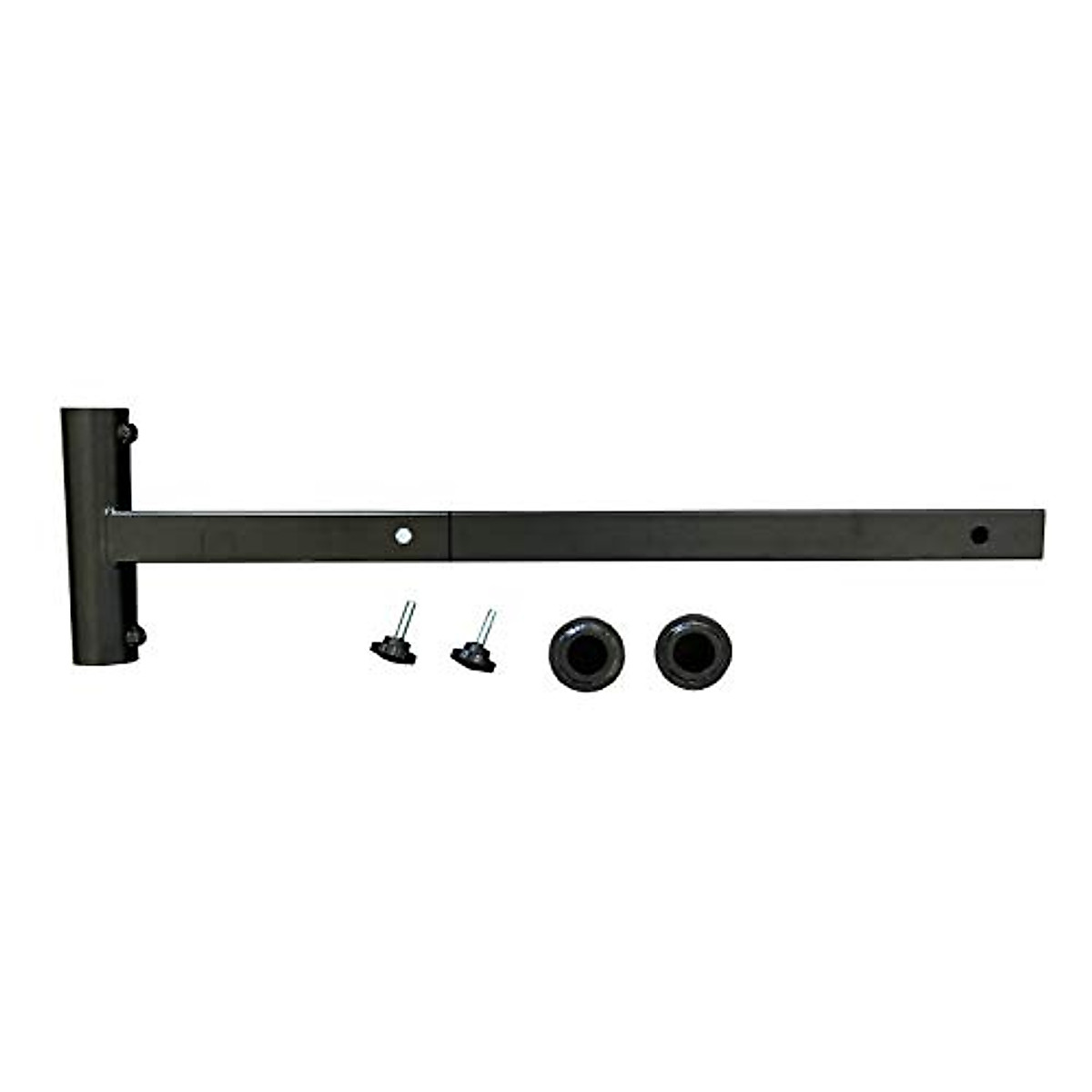 MAXXHAUL 50102 Hitch Mount Umbrella Holder - Durable and Sturdy - Great Support for Large Patio and Outdoor Umbrellas - Ideal for Traveling, Tailgating and Other Outdoor Events , Black