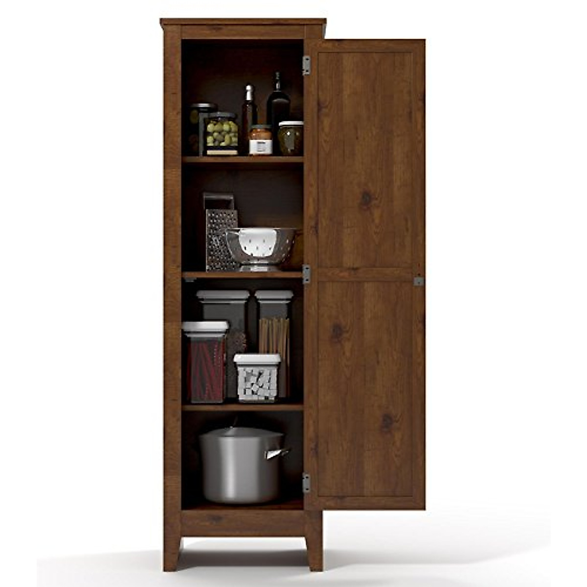 Ameriwood Home Single Door Pantry, Old Fashioned Pine