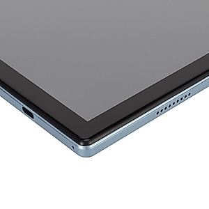 Honio HD Tablet, Business Tablet Octacore CPU Blue Dual Camera 10.1 Inch FHD 5G WiFi 4G LTE (US Plug)