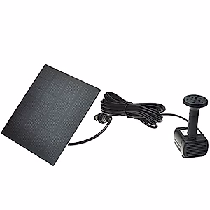 XXXDXDP Solar Power Floating Fountain Water Pump Brushless Motor Solar Fountain for Garden Pool Garden Solar Decorative Fountain
