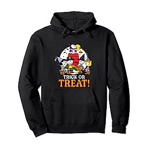 Peanuts - Halloween - Trick Or Treat moonlight Pullover Hoodie