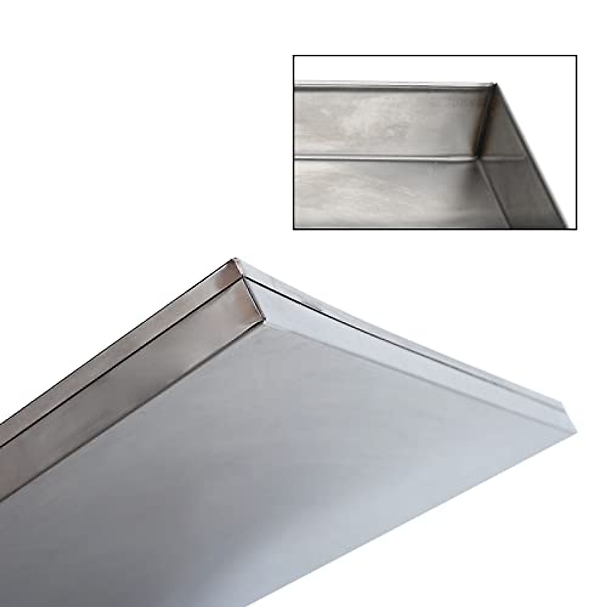 Confote 23.6"x17.6" Stainless Steel Replacement Tray for Dog Crate, Chew-Proof and Crack-Proof