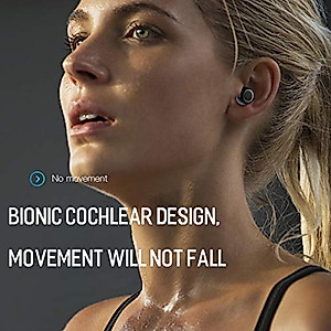 AICase Bluetooth Wireless Earphones, i30 Stereo Headphone with Charging Case, Bluetooth 5.0 Dual in-Ear Mini Earbuds, Earphones for Sports and Running