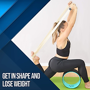 Yoga Wheel 3 Pack - Lose Weight, Get in Shape and Get Fit I 3 pack Yoga Wheel Set I Home Yoga I Improve Posture