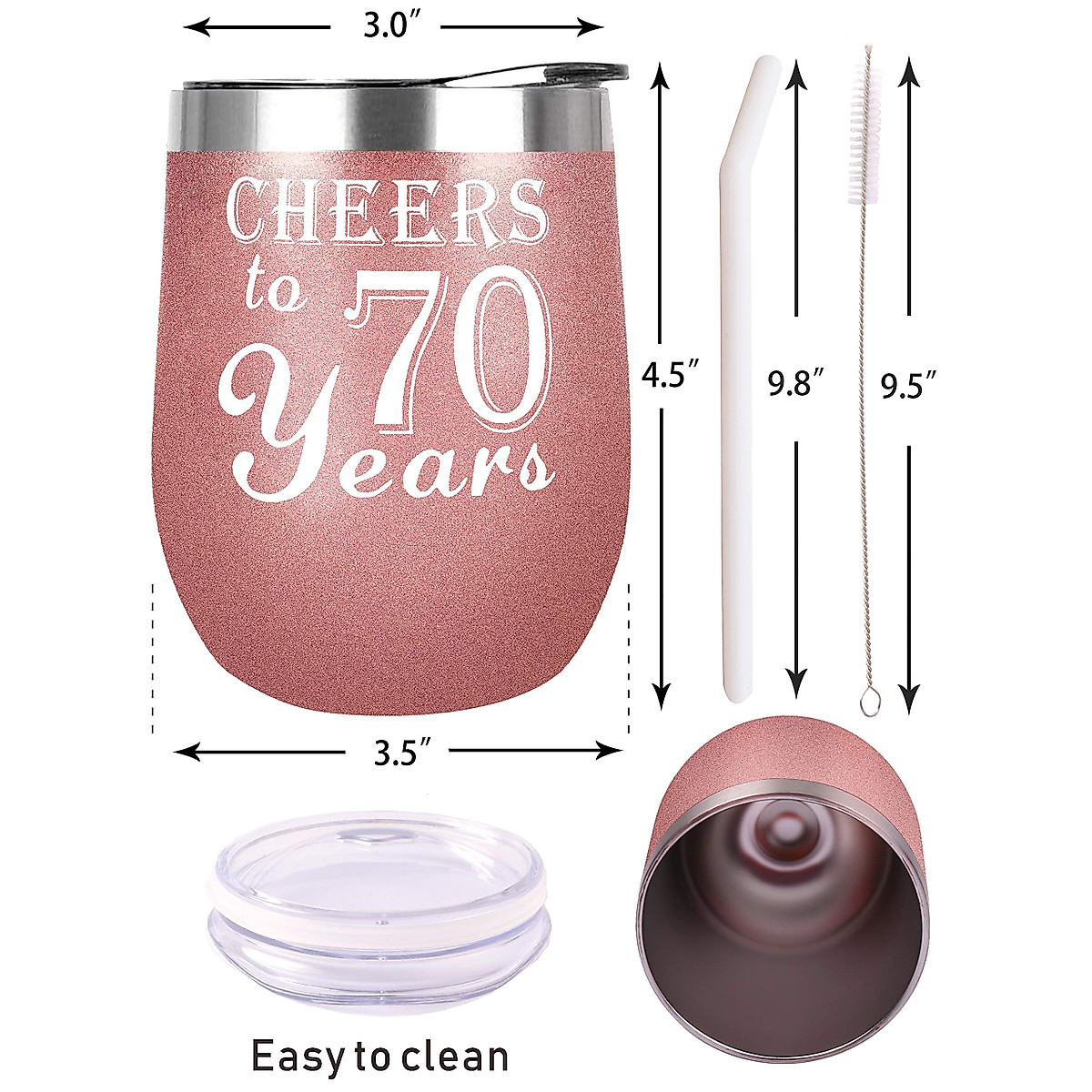 70th Birthday Gifts for Women, 70th Birthday Decorations for Women, Turning 70 Gifts for Women, 70 Birthday Tumbler, 70th Birthday, 70th Birthday Gifts, 70 and Fabulous Gifts for Women