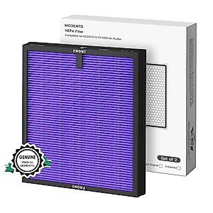 MORENTO 2 Pack HY4866 Genuine Air Purifier Replacement Filter for HY4866 Air Purifier, Multifunction Version