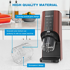 CUTIECLUB Pack of 4 Ice Cream Pint Containers and Lids for Ninja CREAMi Breeze NC100 & NC200 Series CREAMi Ice Cream Makers, Replacement Cups BPA-Free & Dishwasher Safe