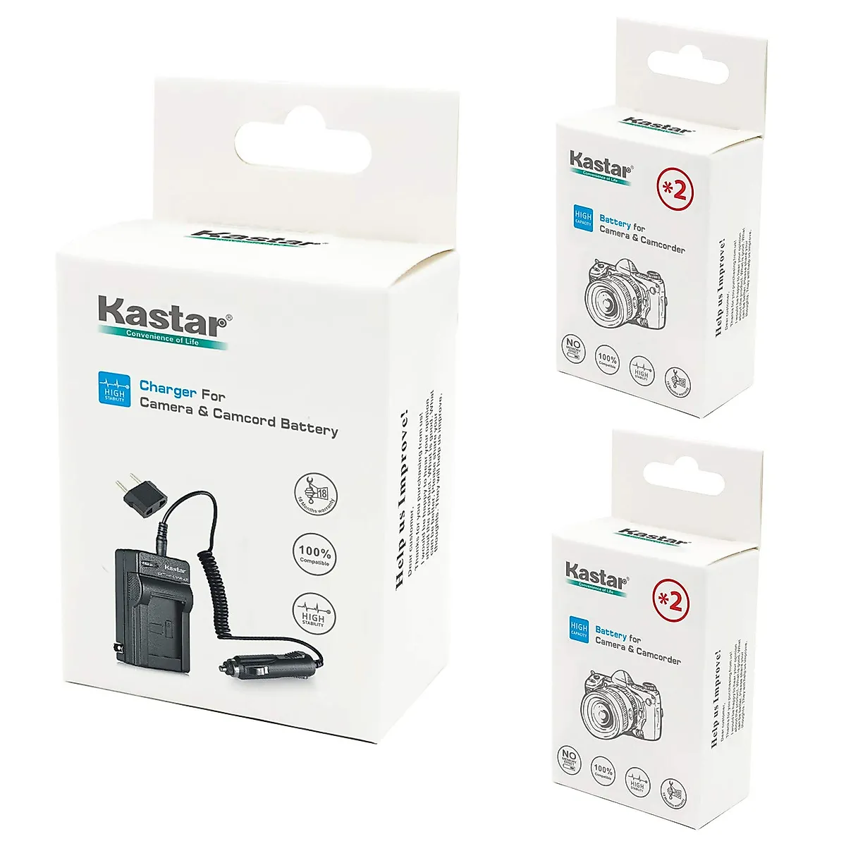 Kastar Battery (4-Pack) and Charger Kit for Fujifilm NP-50, Kodak KLIC-7004, Pentax D-Li68 and Fujifilm FinePix Cameras, Kodak EasyShare Cameras and Pentax Cameras (Detail Models in The Description)