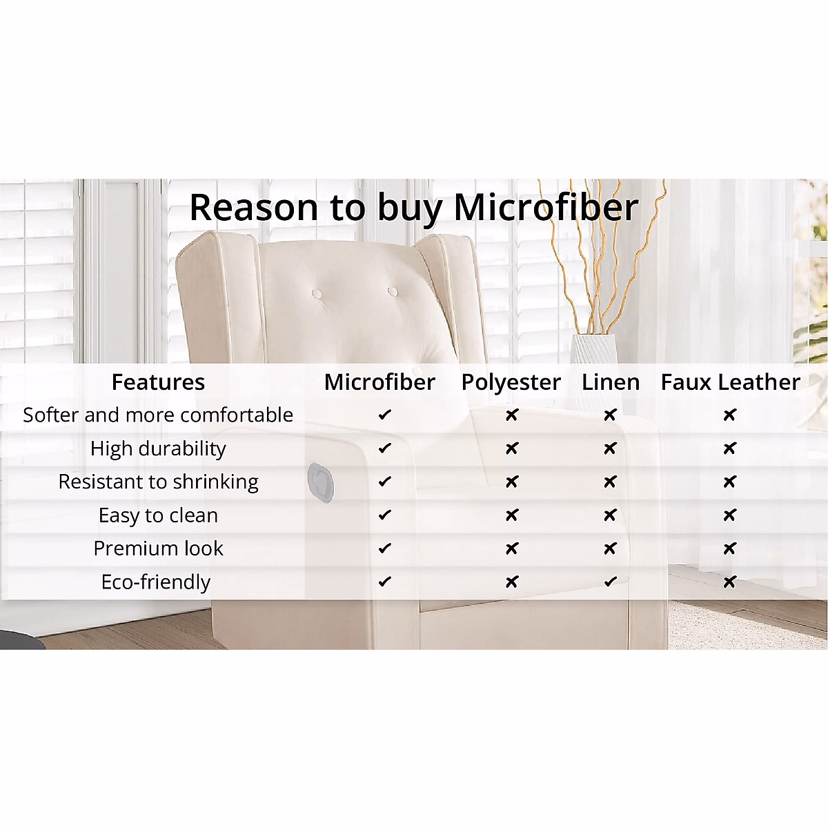 Naomi Home Relieve Muscle Aches with Nursery Glider, Upholstered Rocker Recliner Comfortable Rocking Chair with 360° Swivel Motion, Soft Cushions for Nursing and Bonding, Baby Reclining Chair (Cream)