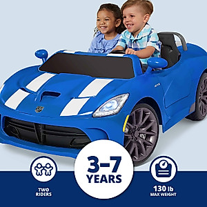 Kid Trax Land Rover Defender Kids Ride-On Toy, 12 Volt, Ages 3-7 Years Old, Fits 2 Riders, Max Rider Weight 130 lbs, Green