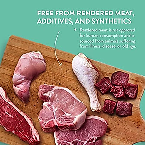 CRAFTED BY HUMANS LOVED BY DOGS Portland Pet Food Company Human-Grade Dog Food Pouch — Mixer, Topper, and Rotational Meal (Rosie's Beef, 5 Pack)