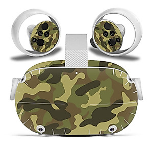 Vinyl Decal Skin for Oculus Quest 2 VR Headset and Controllers, Sticker Decorate Protective Accessories - Four Types (Color : 4)